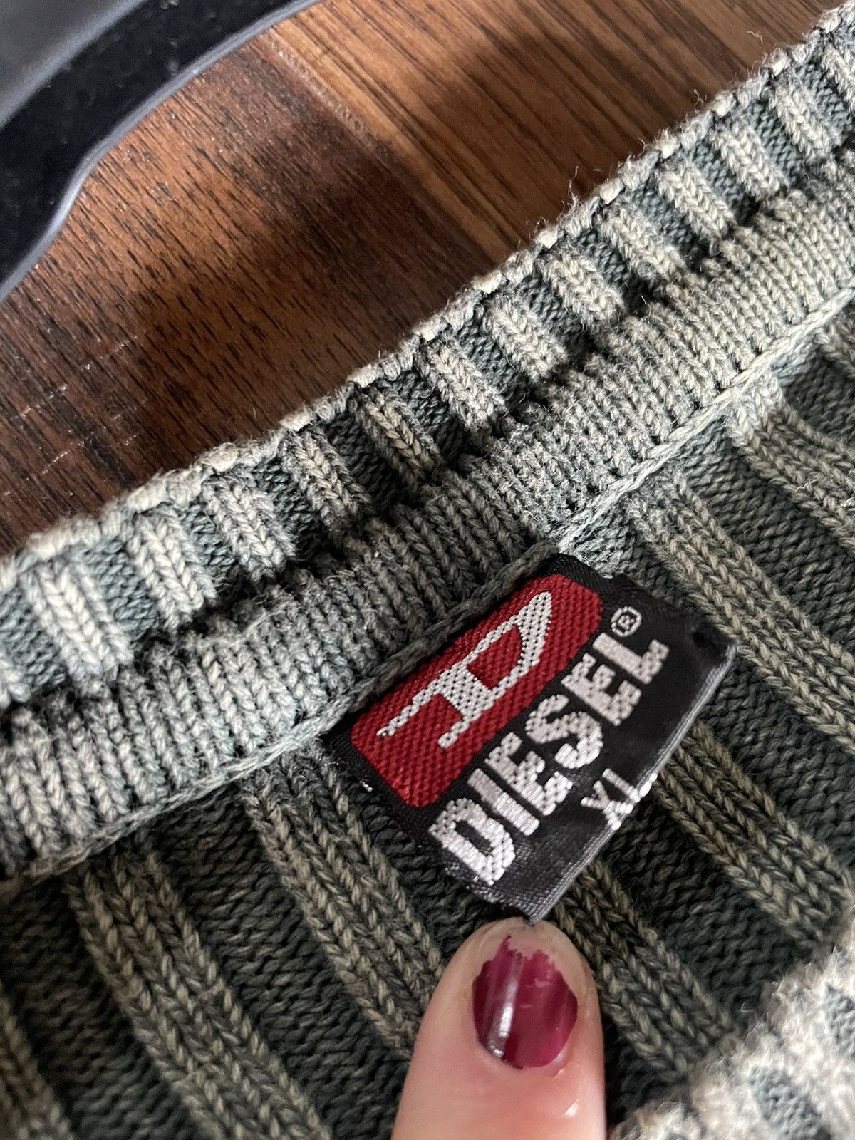 Diesel Vintage Diesel Ribbed Knit Pull rare yk2 | Grailed