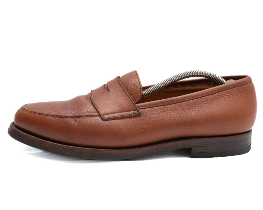 Crockett & Jones CROCKETT & JONES Boston Grained Calf Leather Penny ...