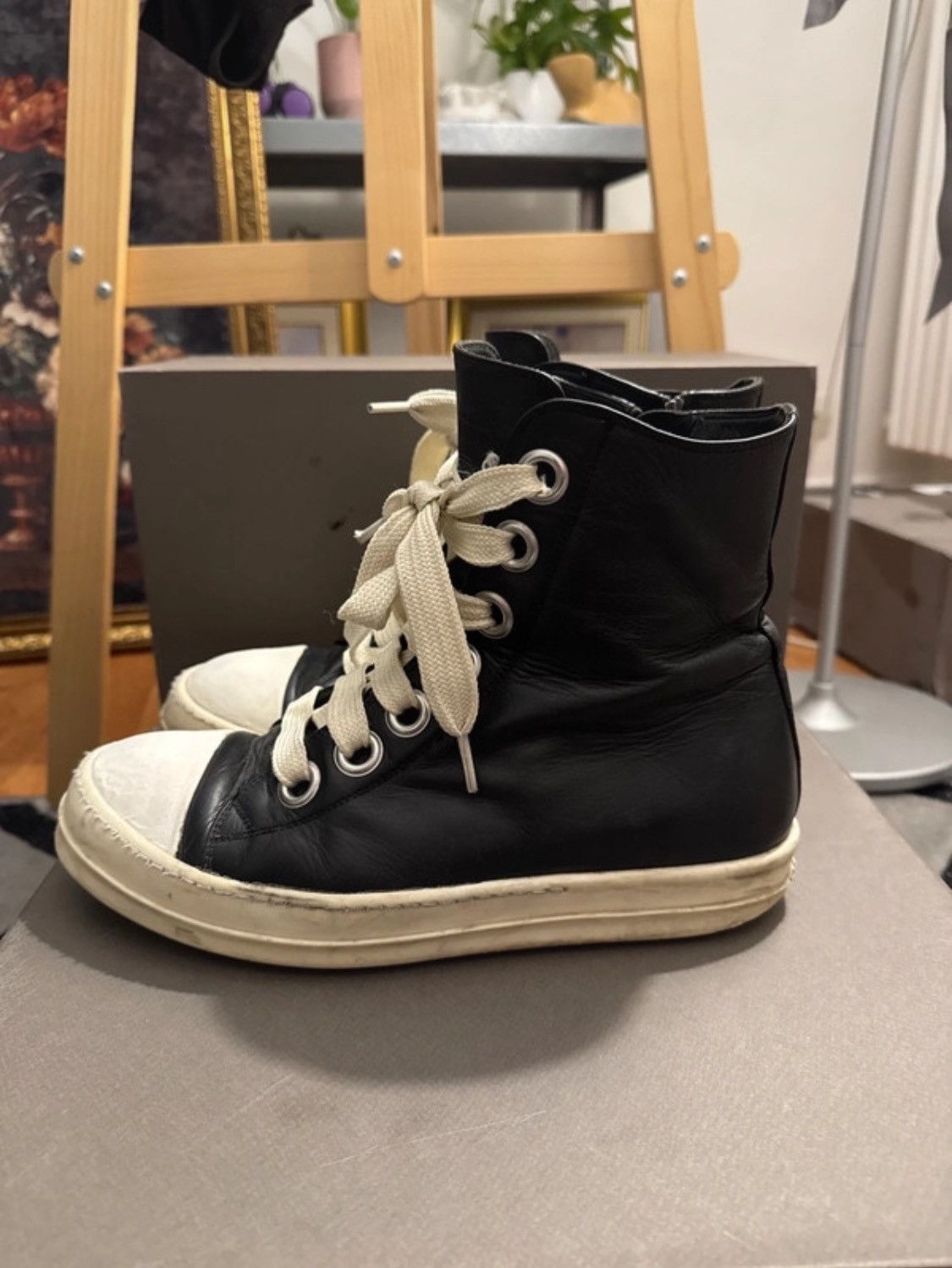 Rick Owens Rick Owens Ramones Main Line leather | Grailed