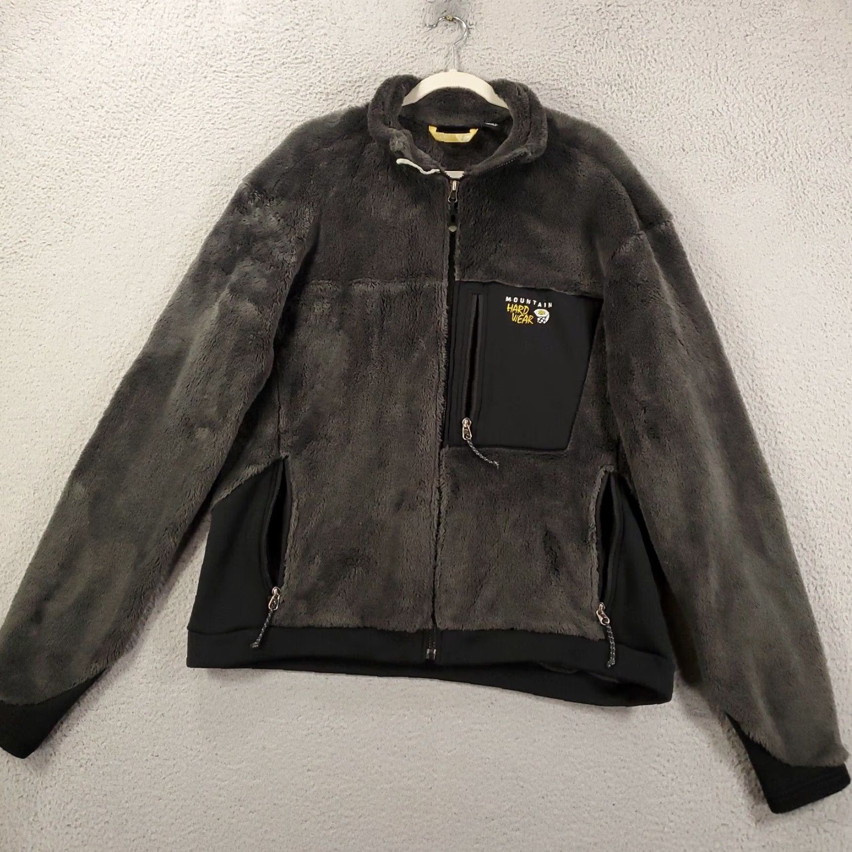 Mountain Hardwear Deep Pile Fleece Faux Fur Lined Mens Mountain Jacket ...
