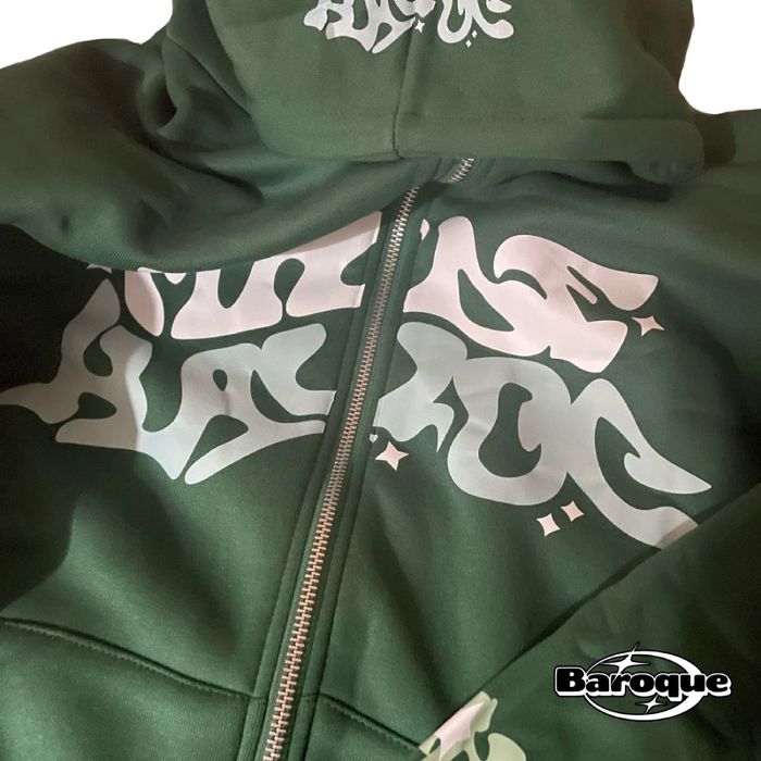 Vintage Green Made Havoc Zip Up Hoodie | Grailed