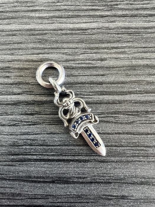 Chrome Hearts Chrome Hearts Sapphire Dagger Pendant | Grailed