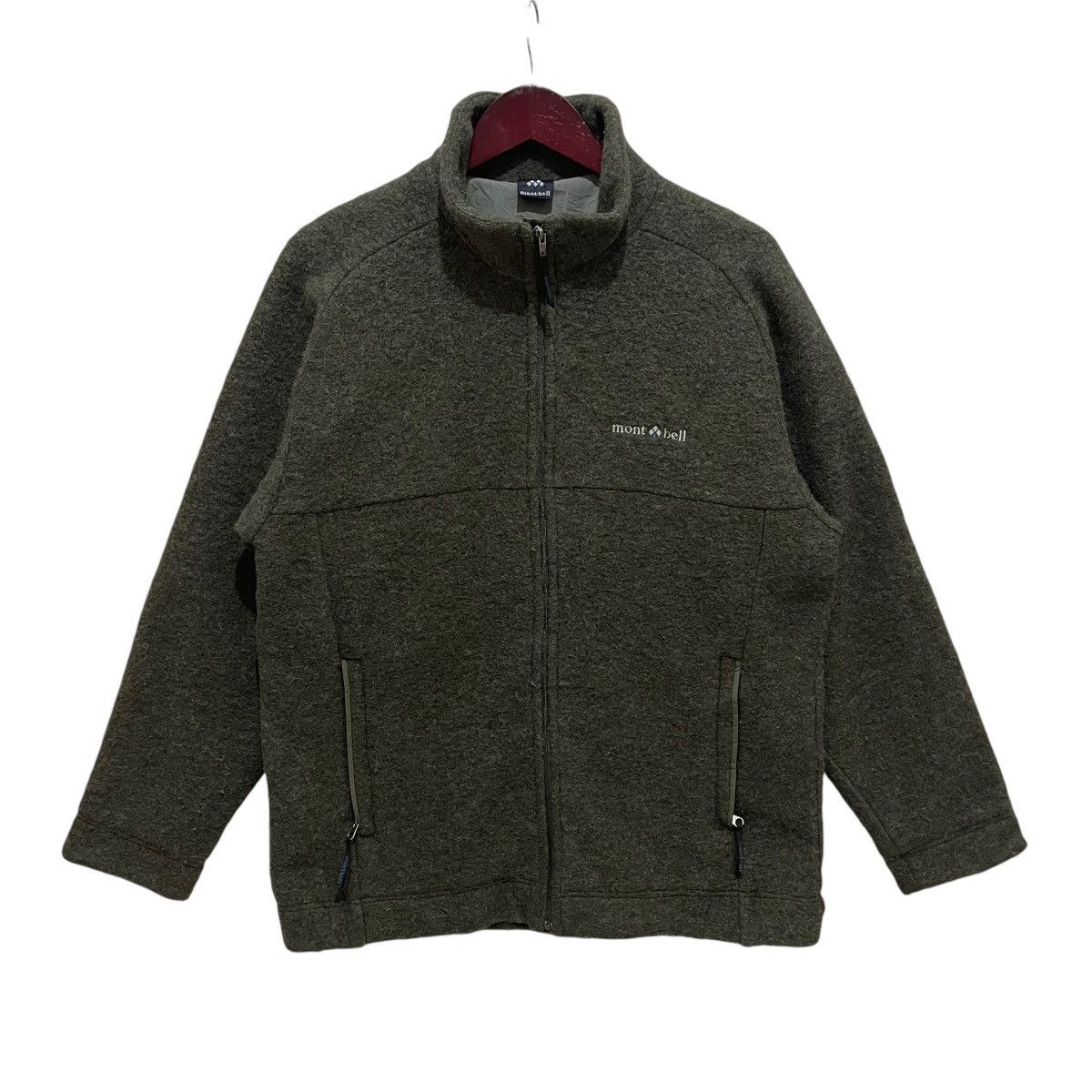Montbell × Vintage Vintage Mont Bell Wool Zipper Outdoor Jacket | Grailed