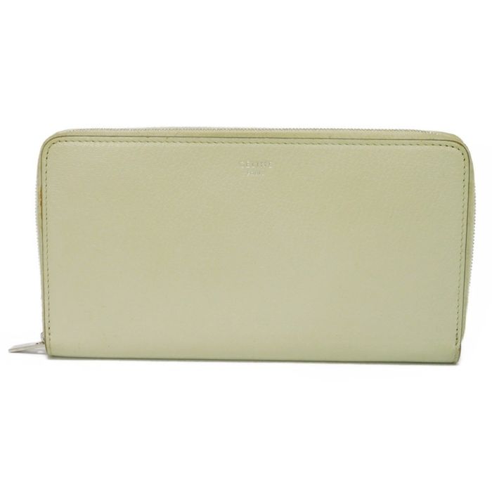 Celine CELINE Long Wallet Large Zipped Multi-Function Round Zipper Old ...