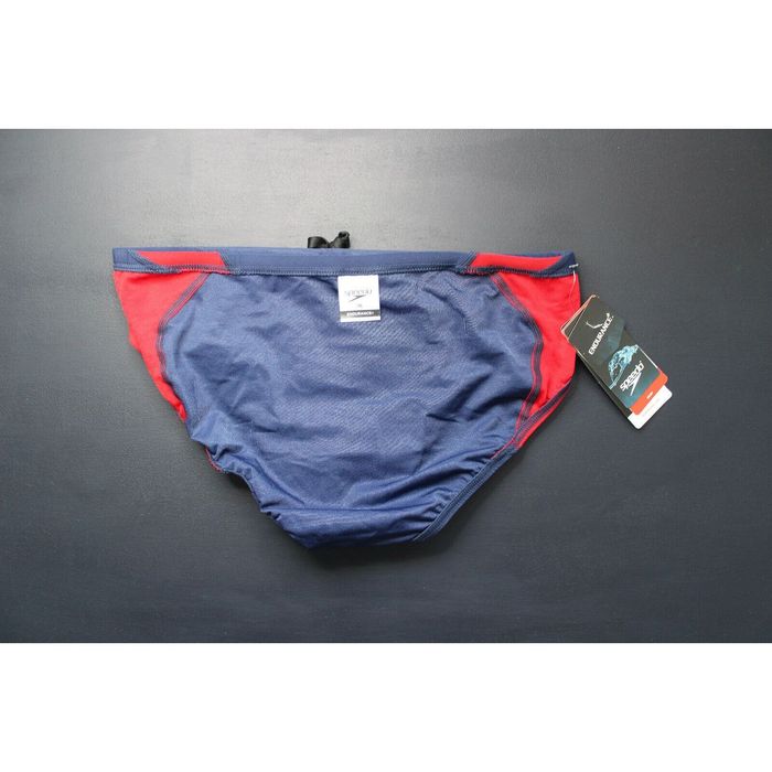 Handmade USA logo print Speedo Men navy blue swim brief | Grailed