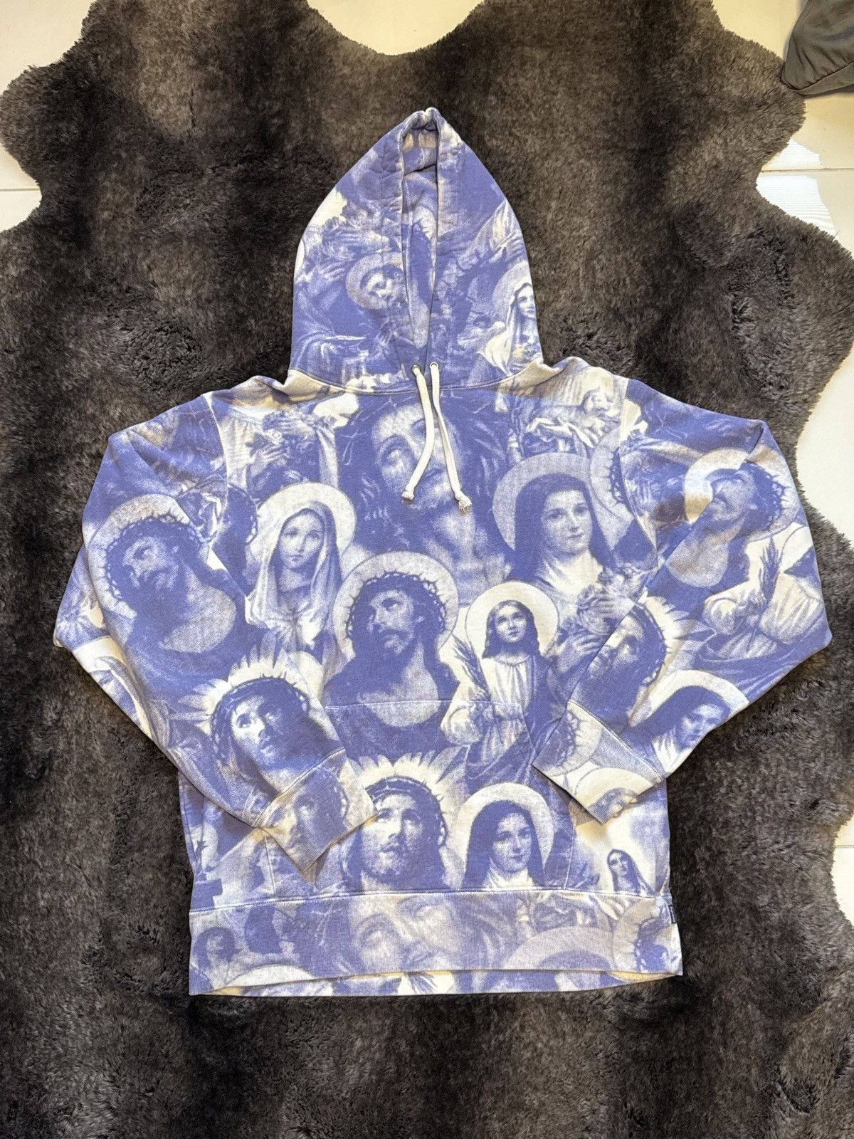 Supreme Jesus and Mary Supreme Hoodie | Grailed