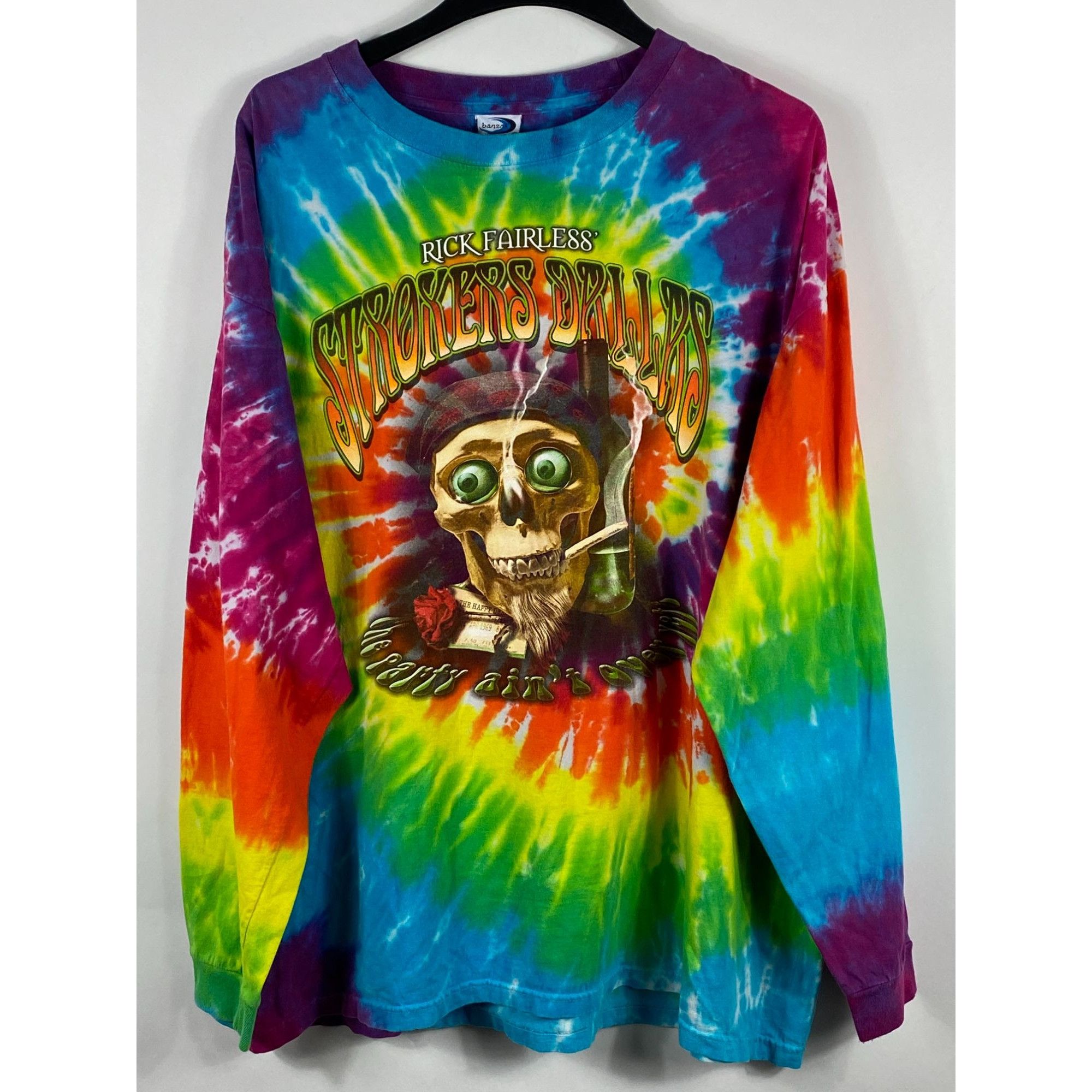 Banzai Vintage Banzai Rick Fairless' Strokers Dallas Tie Dye L/S Te ...