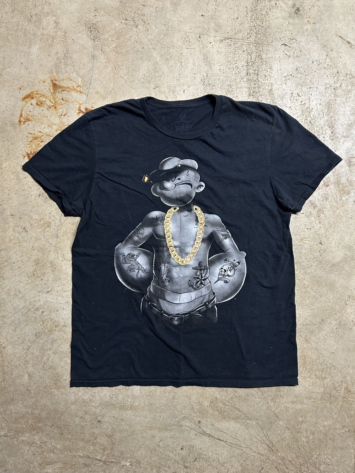 Cartoon Network × Streetwear × Vintage Vintage Y2K Popeye The Pimp T ...