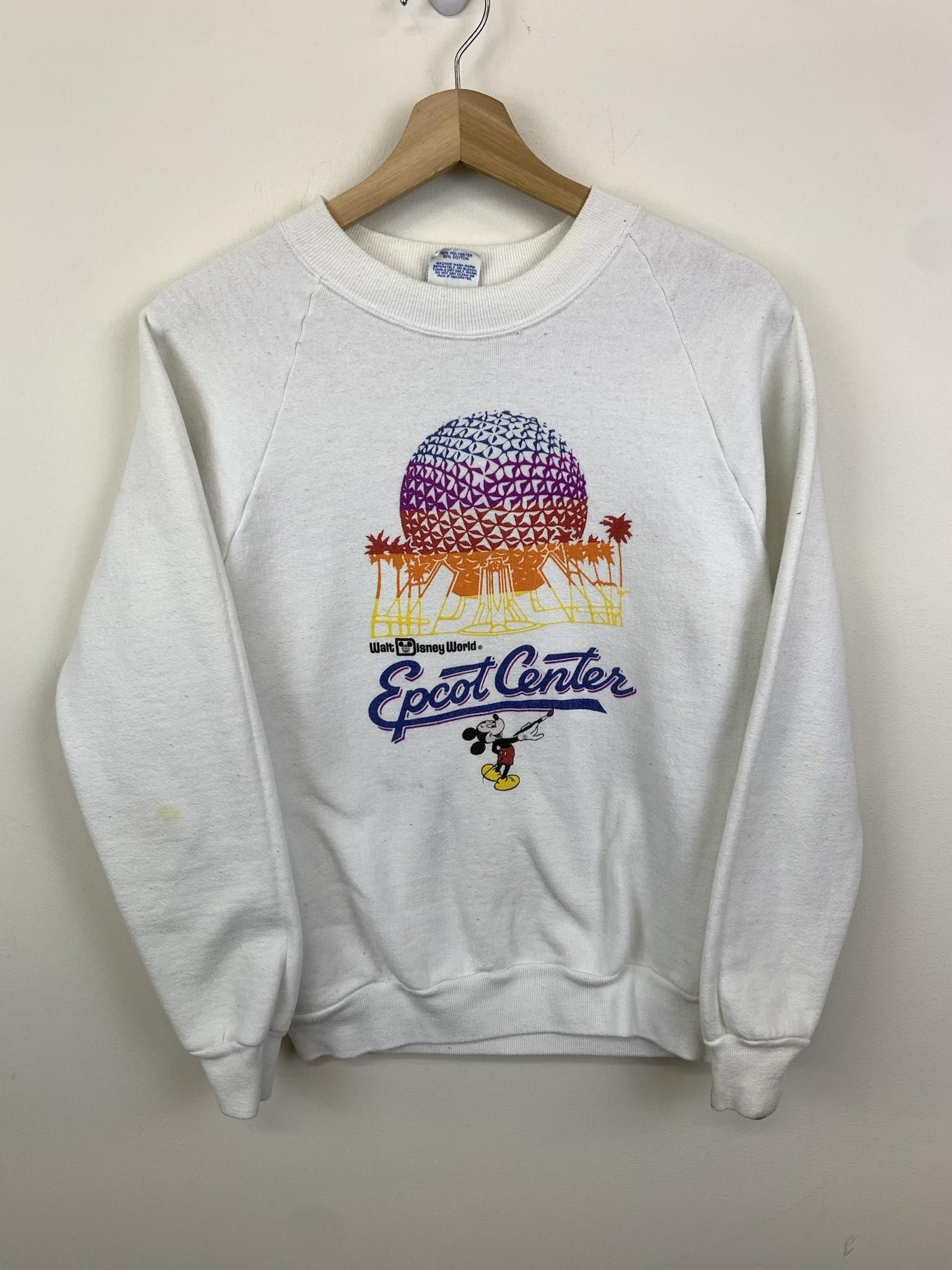Disney × Vintage Vintaage 1980s Disney Land Epcot Center Raglan ...