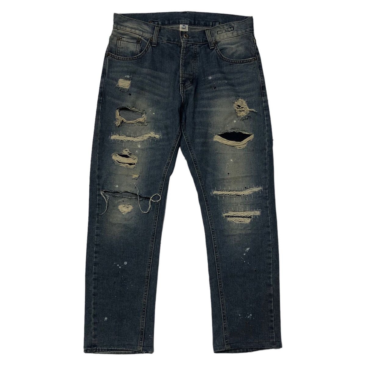 Aspesi × Distressed Denim Vintage A Blue Garments Denim Tears ...