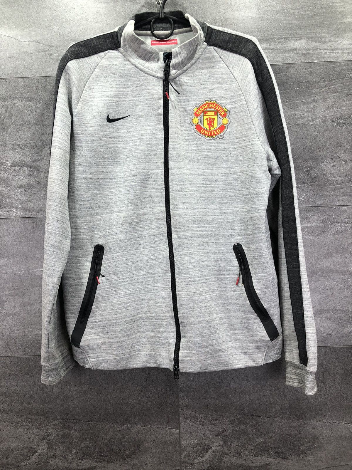 Nike MANCHESTER UNITED Nike Tech Fleece Jacket Full Zip Football | Grailed