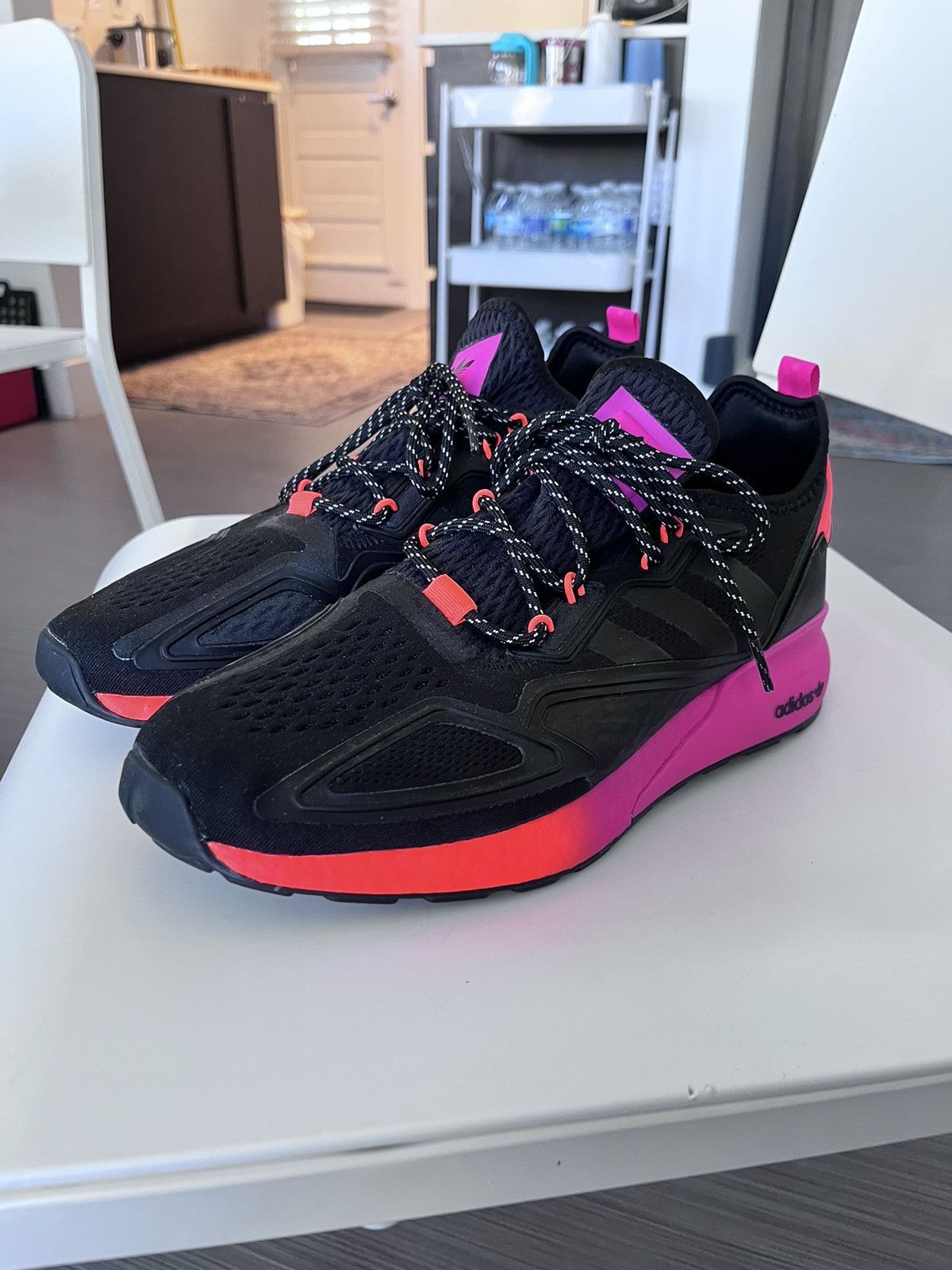 Adidas × Streetwear × Vintage Adidas ZX 2k boost black gradient | Grailed