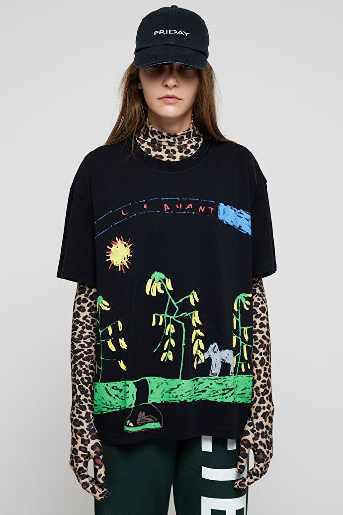 Vetements Vetements - F/W 19 - Black Banana Tee | Grailed