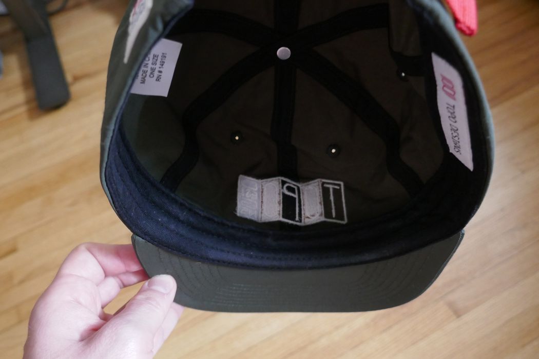 Topo Designs Topo Designs Nylon Ball Cap - Stacked Map Hat - Forest ...