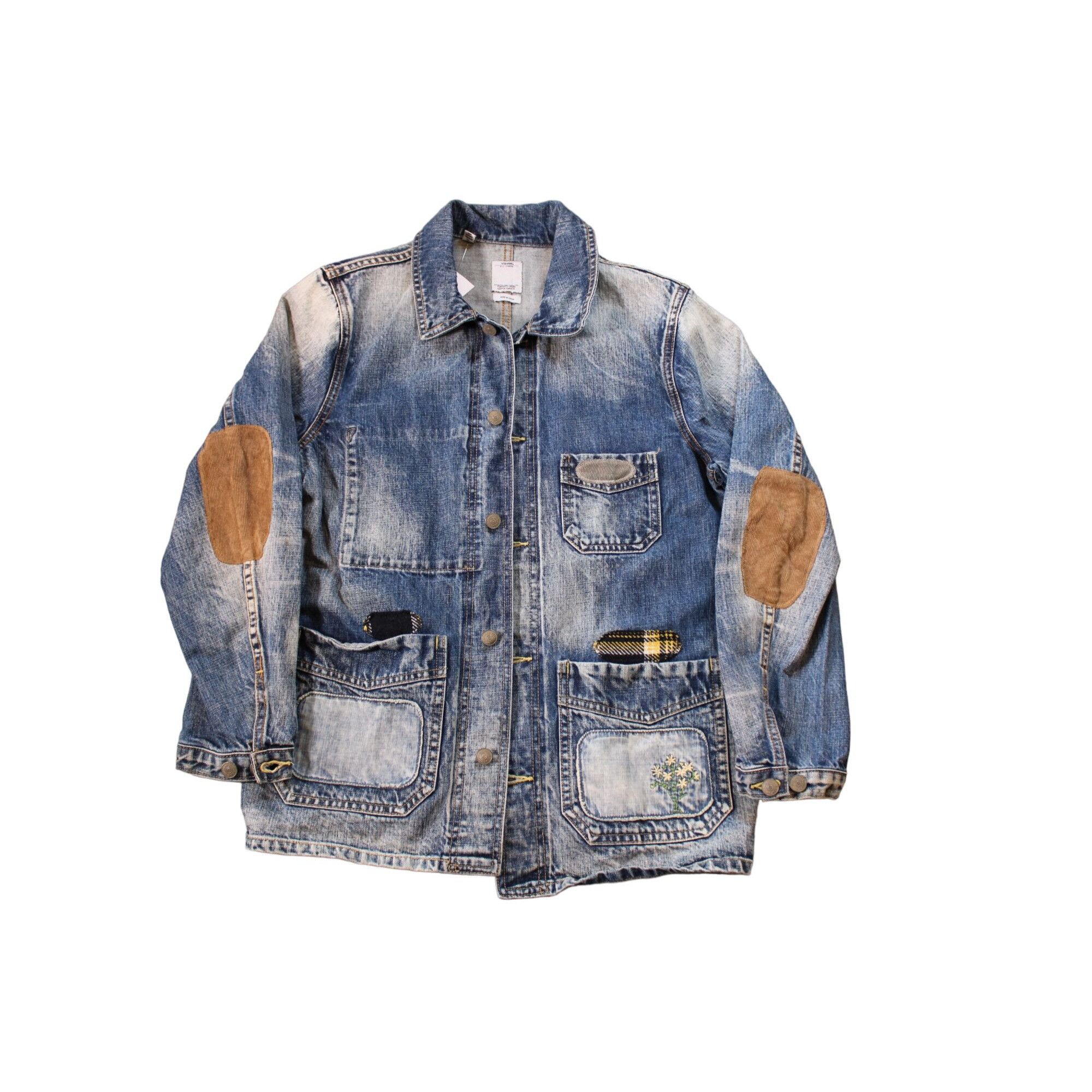 Visvim Visvim Japan Patchwork Denim Chore Jacket Button Down | Grailed