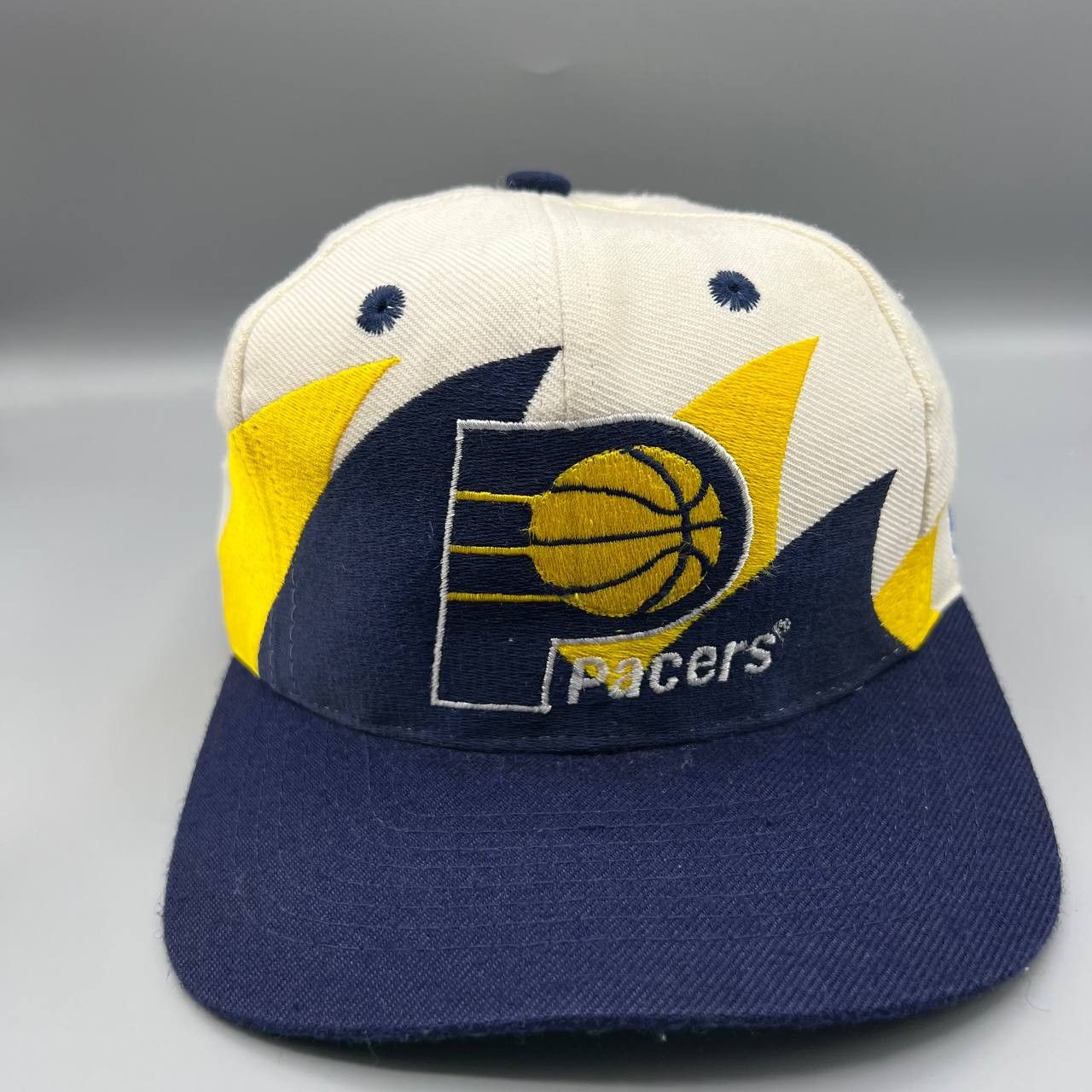 Logo Athletic × Vintage Indiana Pacers Hat Men Double Sharkstooth Snap ...