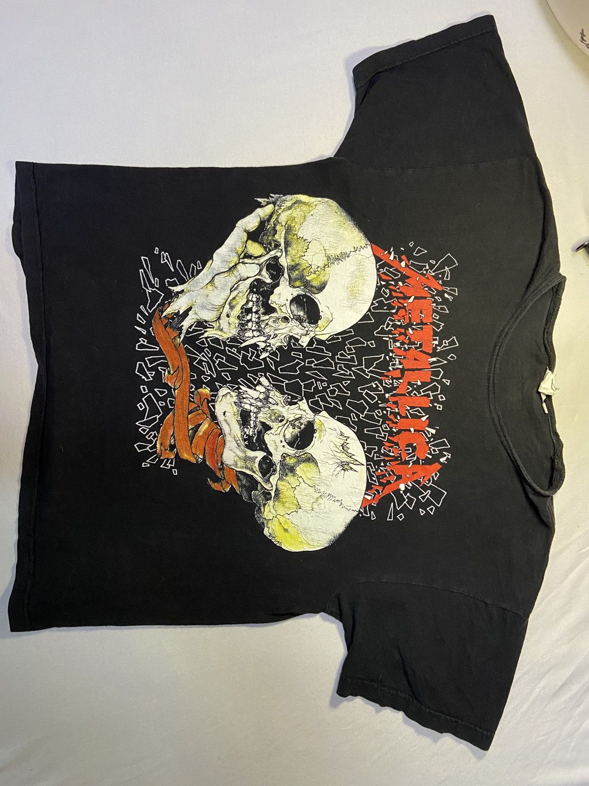 Band Tees × Metallica × Vintage VINTAGE METALLICA STANGER ALBUM BAND ...