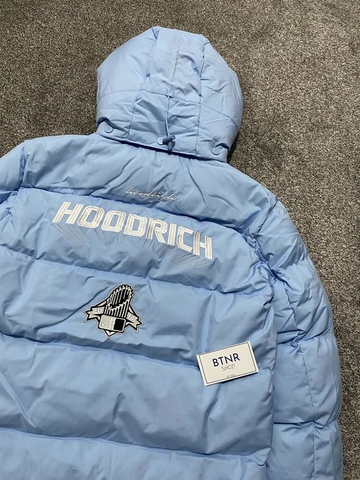 Trapstar London Hoodrich Central Cee Stadium Light Blue Hooded Puffer ...