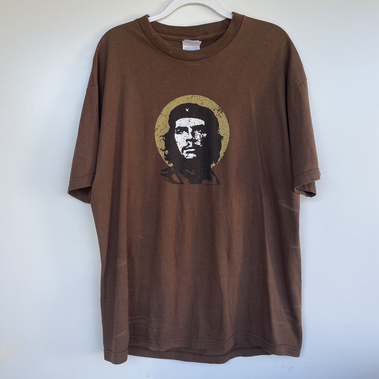 Alstyle Vintage Che Guevara Jim Fitzpatrick Shirt Brown Y2K | Grailed