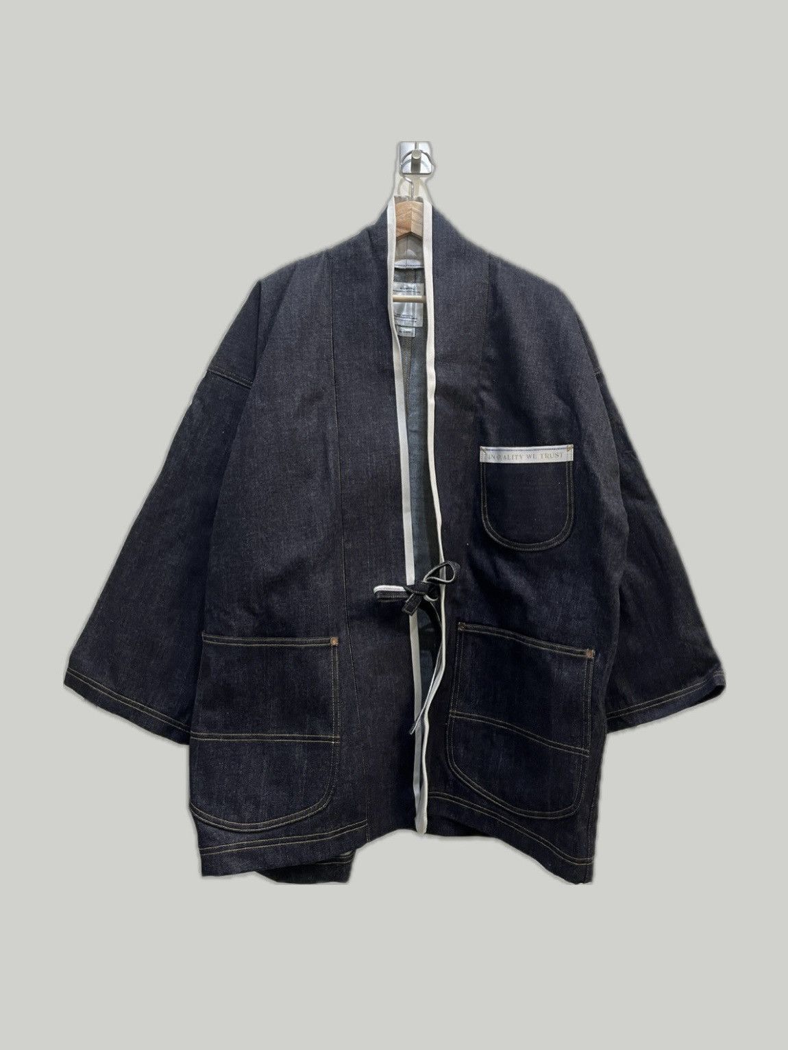 Visvim Indigo Selvedge Denim Kimono | Grailed