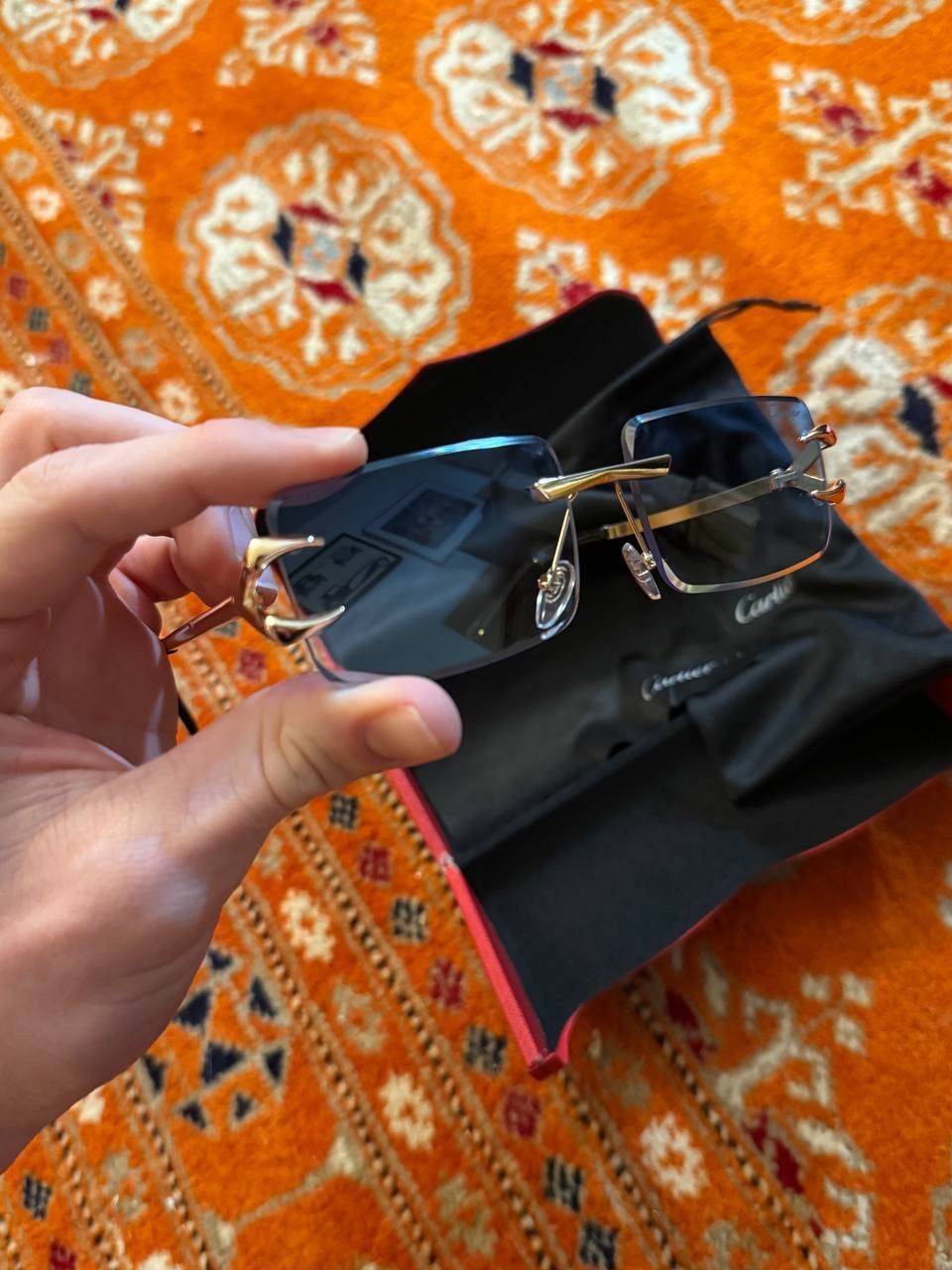 Cartier Cartier Blue Lens Sunglasses | Grailed