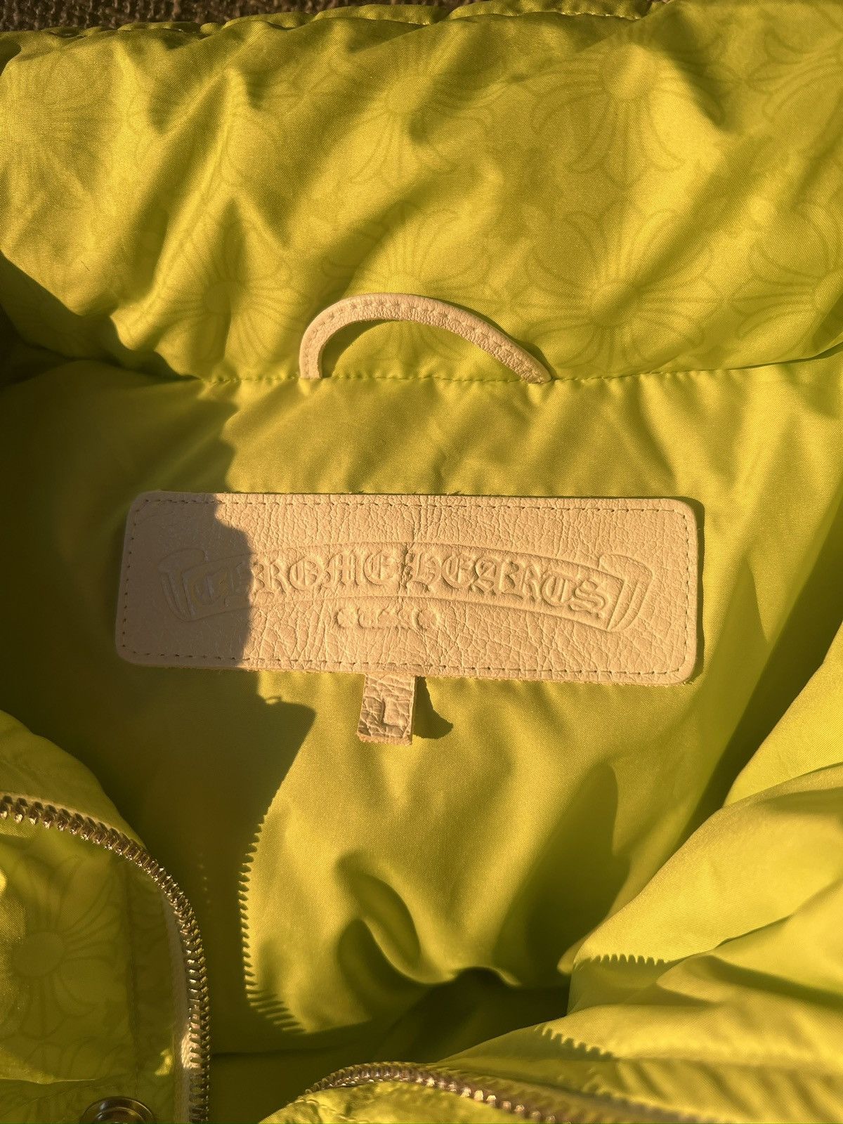 Chrome Hearts Chrome Hearts Puffer Jacket Slime Green Size Large | Grailed