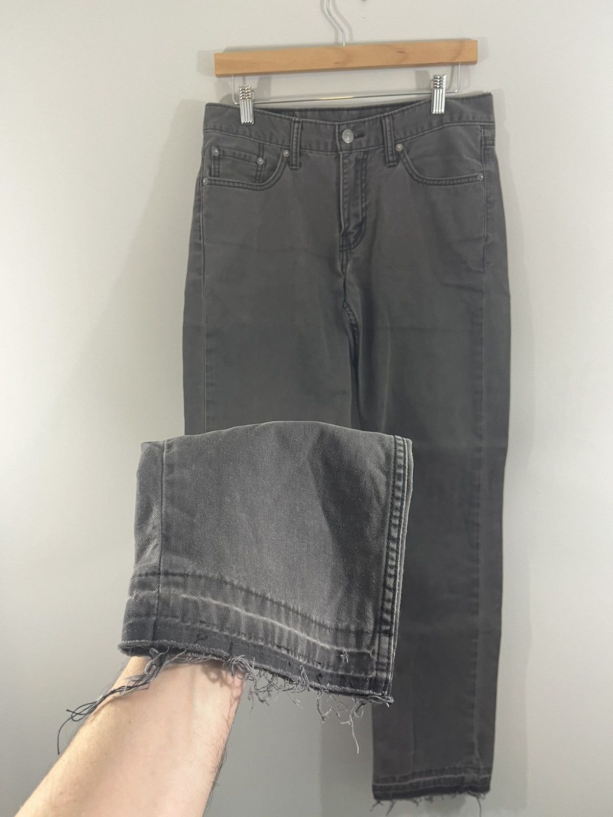 Vintage Sun Faded Perfect Released Hem Distressed Jeans | Grailed