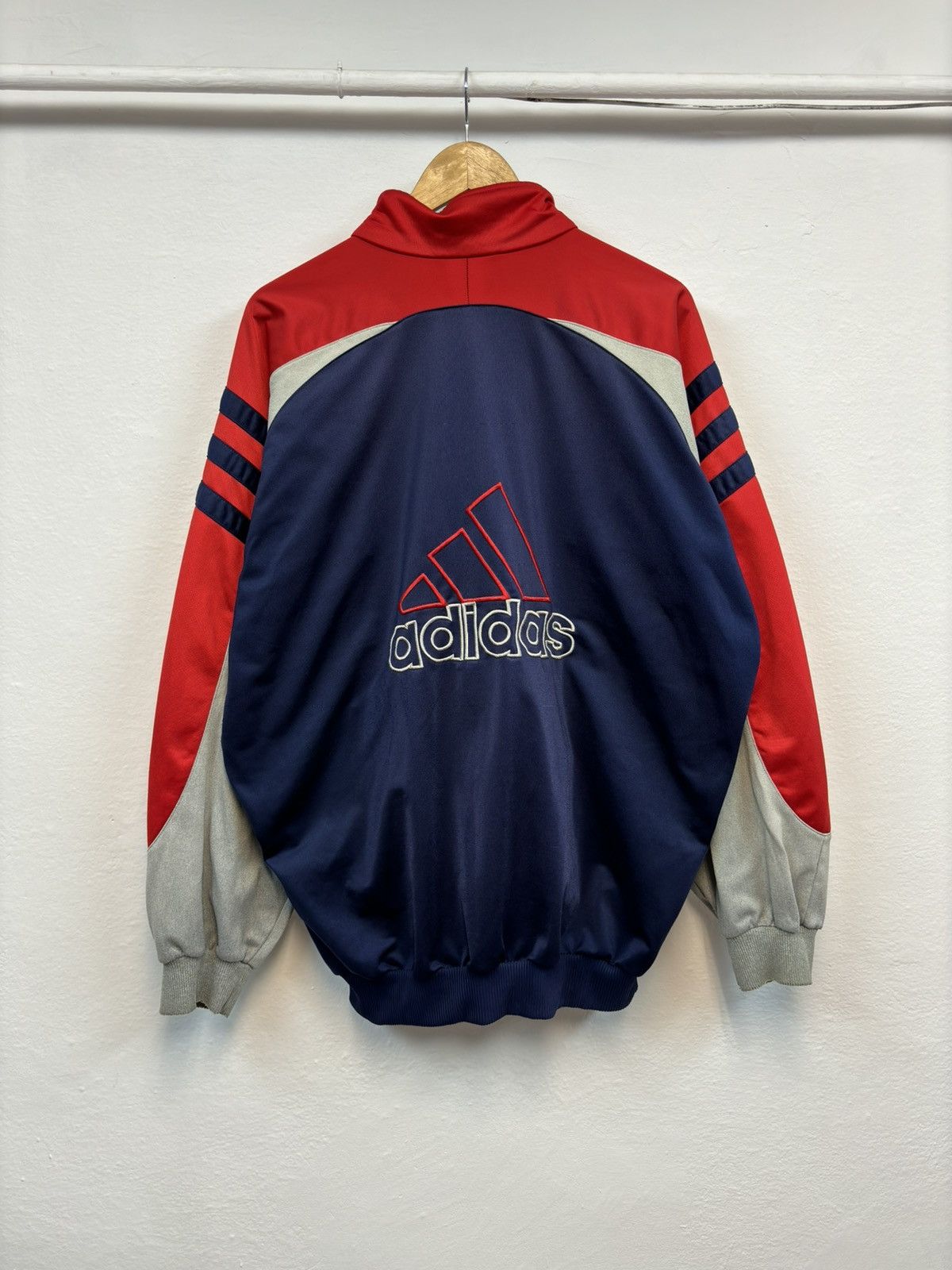 Adidas × Streetwear × Vintage Rare Retro 90’s Adidas Vintage Zip Anorak ...
