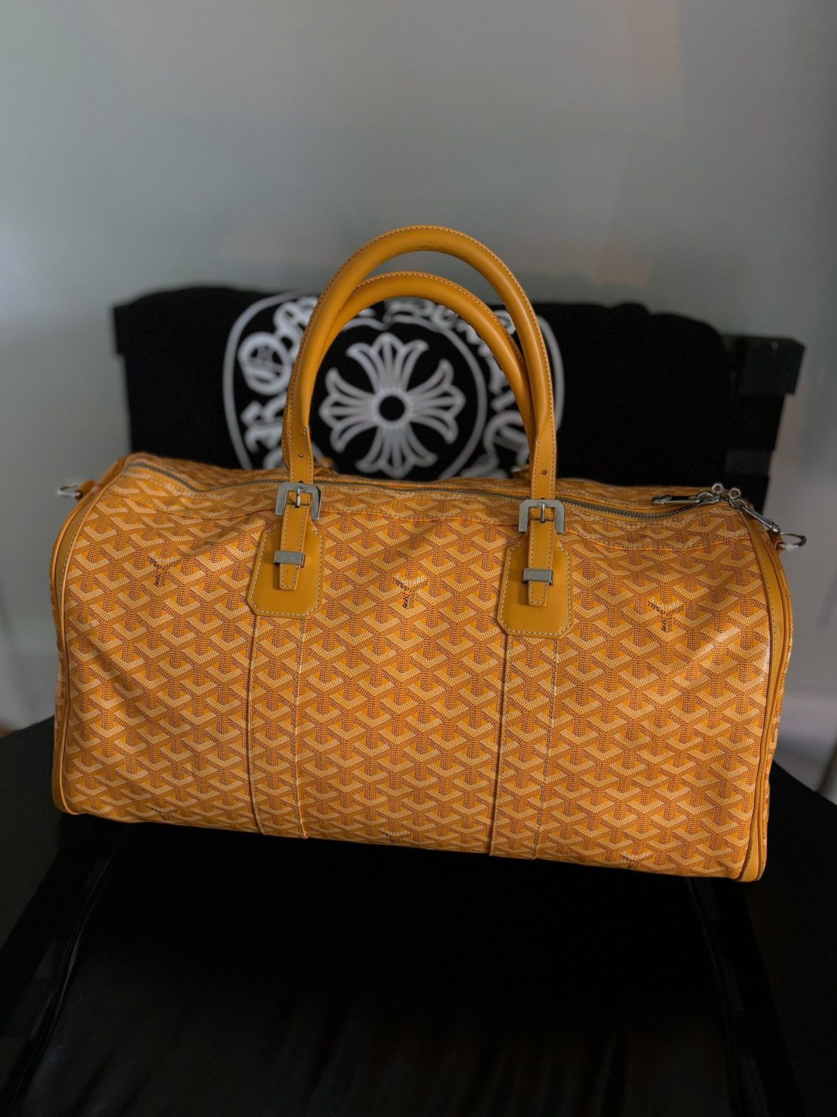 Goyard HUGE - 55 GOYARD DUFFLE BAG | Grailed