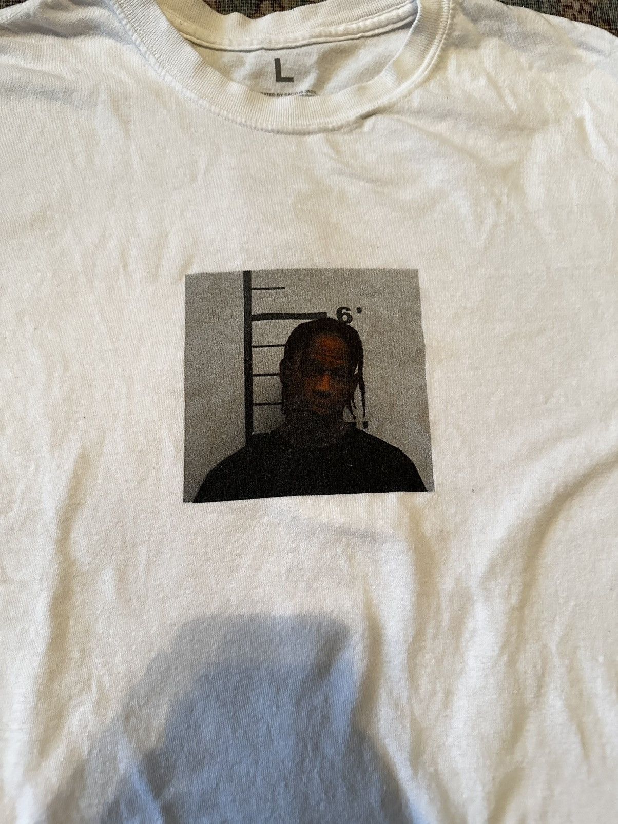 Travis Scott Travis Scott “Free the Rage” Mugshot T-Shirt | Grailed