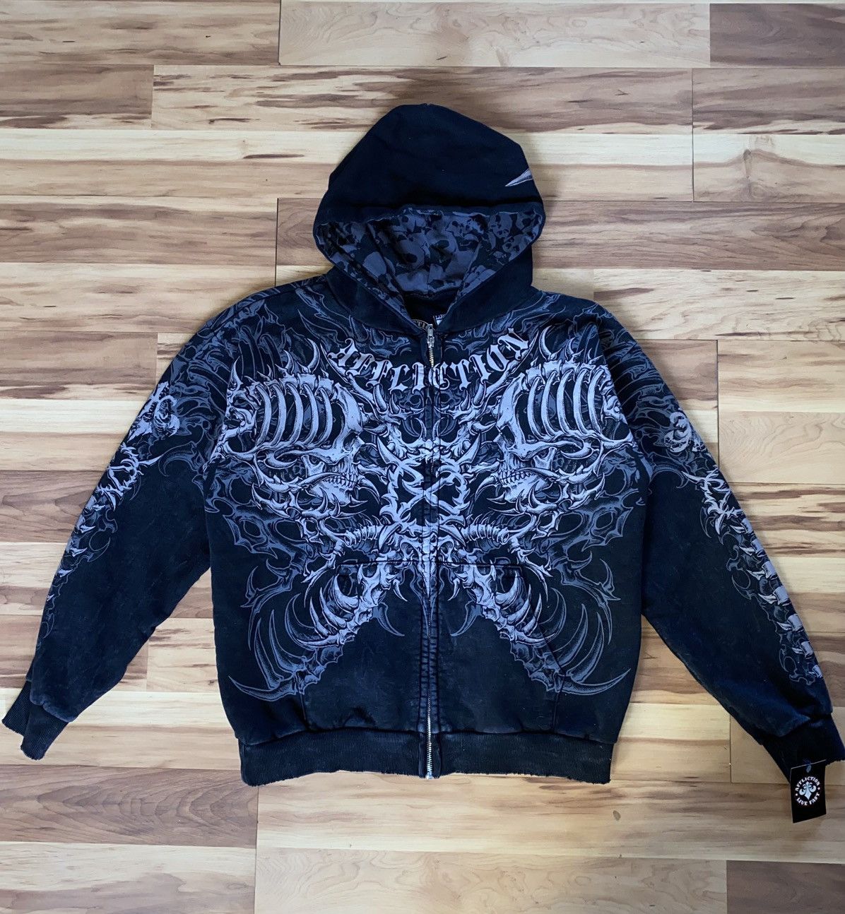 Affliction Ken Carson x Affliction Complexcon Exclusive Zip-Up Hoodie ...