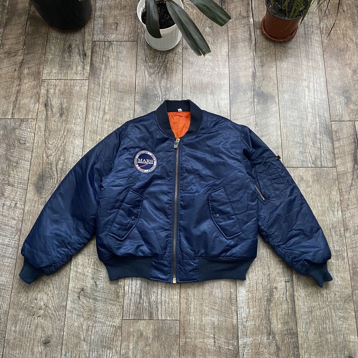 Vintage Vintage Rothco USAF Mars Mission Control Center MA-1 Jacket ...