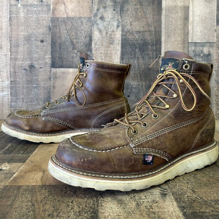 Thorogood Thorogood 814-4203 6" Moc Toe American Heritage Boots 11 D ...
