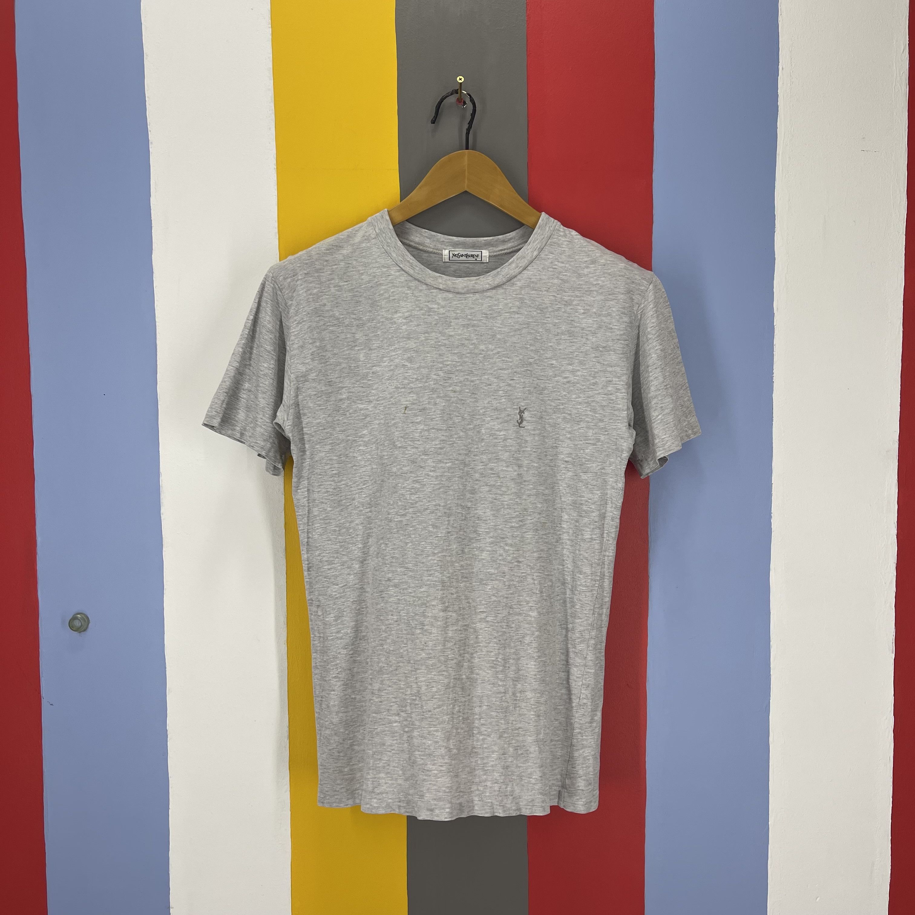Vintage × Yves Saint Laurent Vintage YSL Crew Neck T Shirt #1764/07 ...