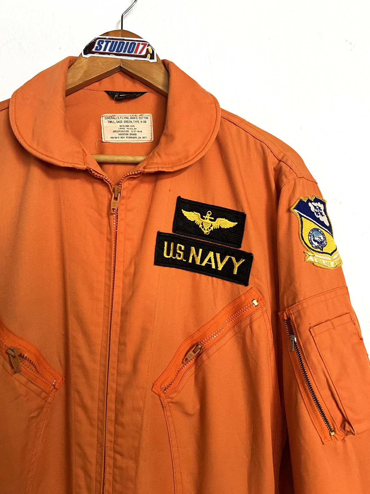 Vintage 🔥HOT DROPS🔥RARE 70s BLUE ANGEL US NAVY FLIGHT SUIT AVIATOR ...