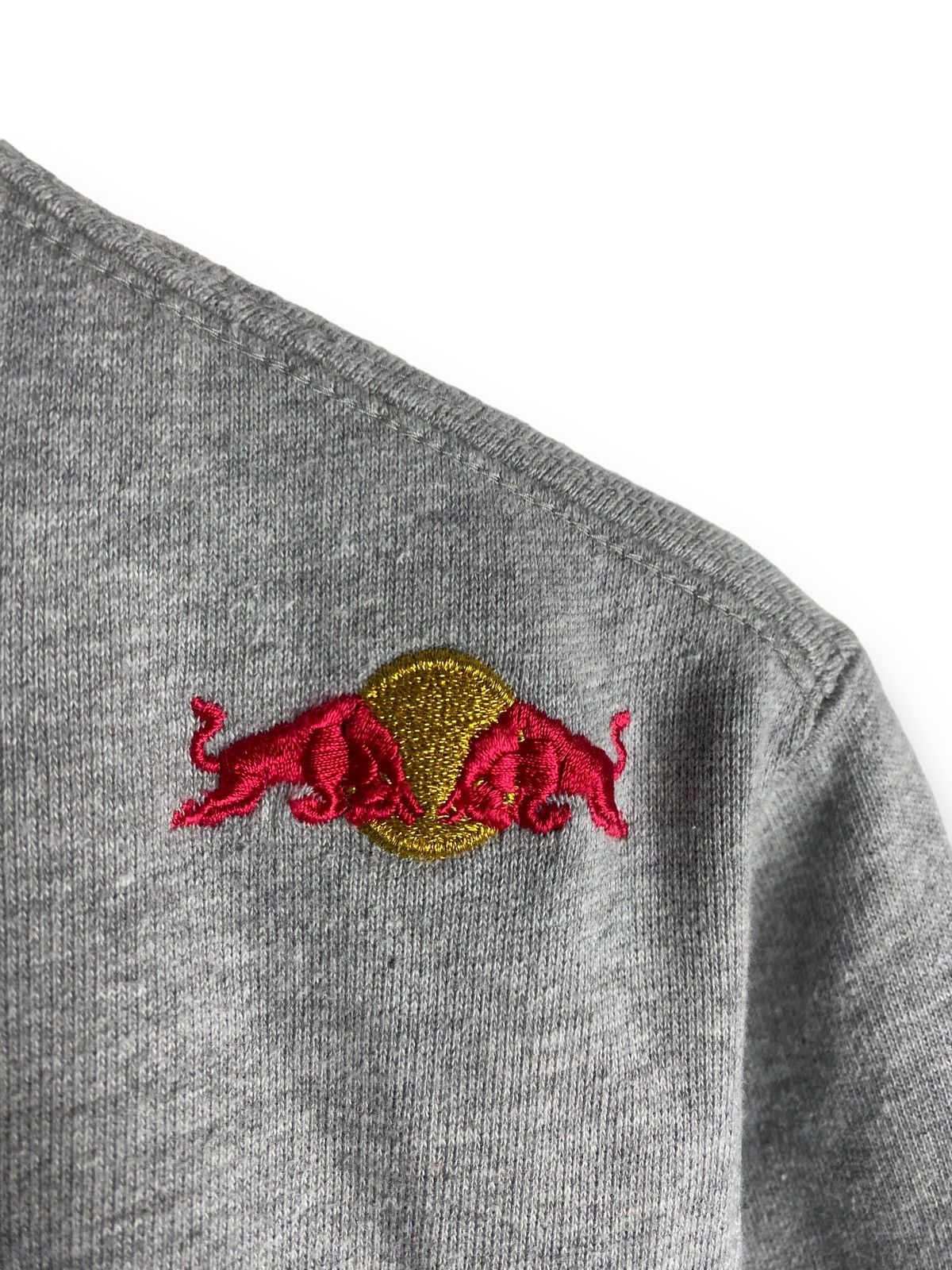 Red Bull × Vintage Vintage Red Bull Big Embroidered Logo Racing Hoodie ...