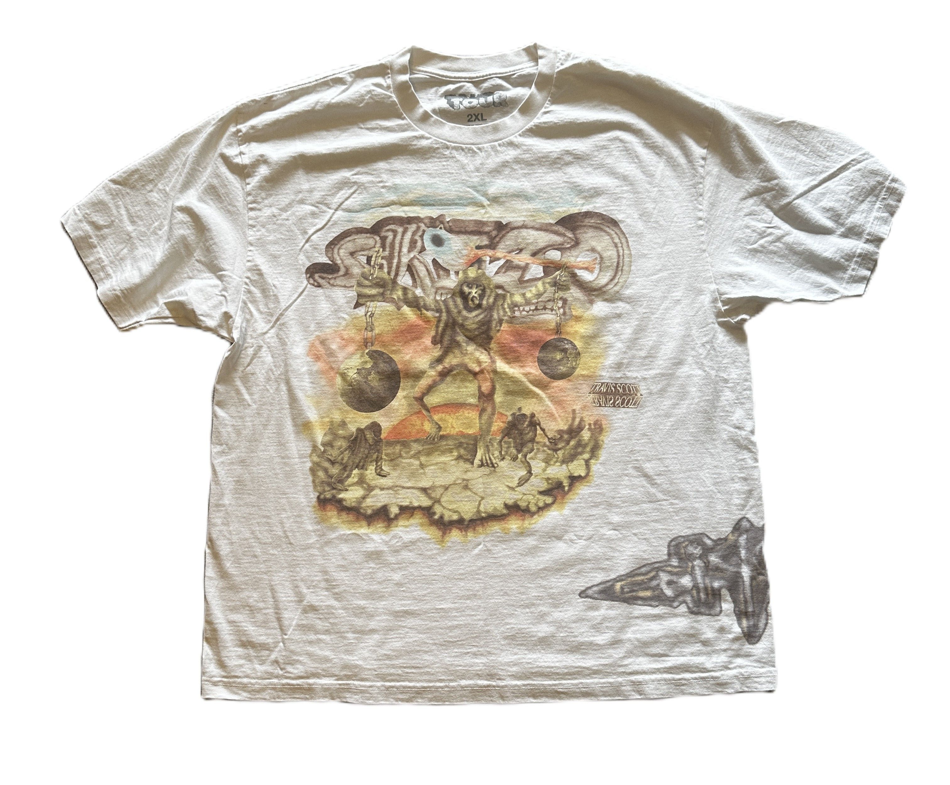 Travis Scott Travis Scott Utopia / Circus Maximus European Tour T-shirt ...