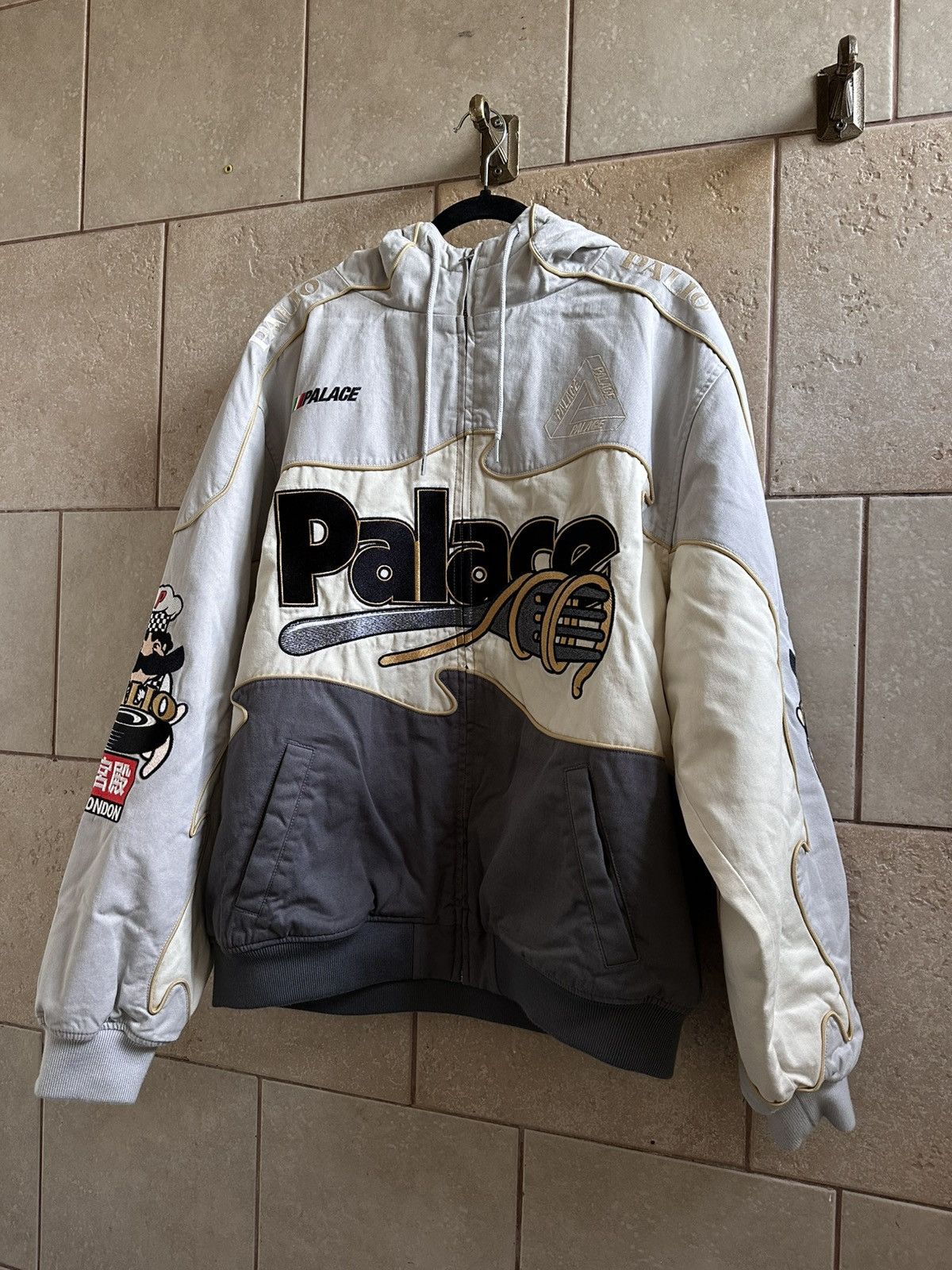 Palace Palace - Pasta Jacket Concrete Grey | Grailed