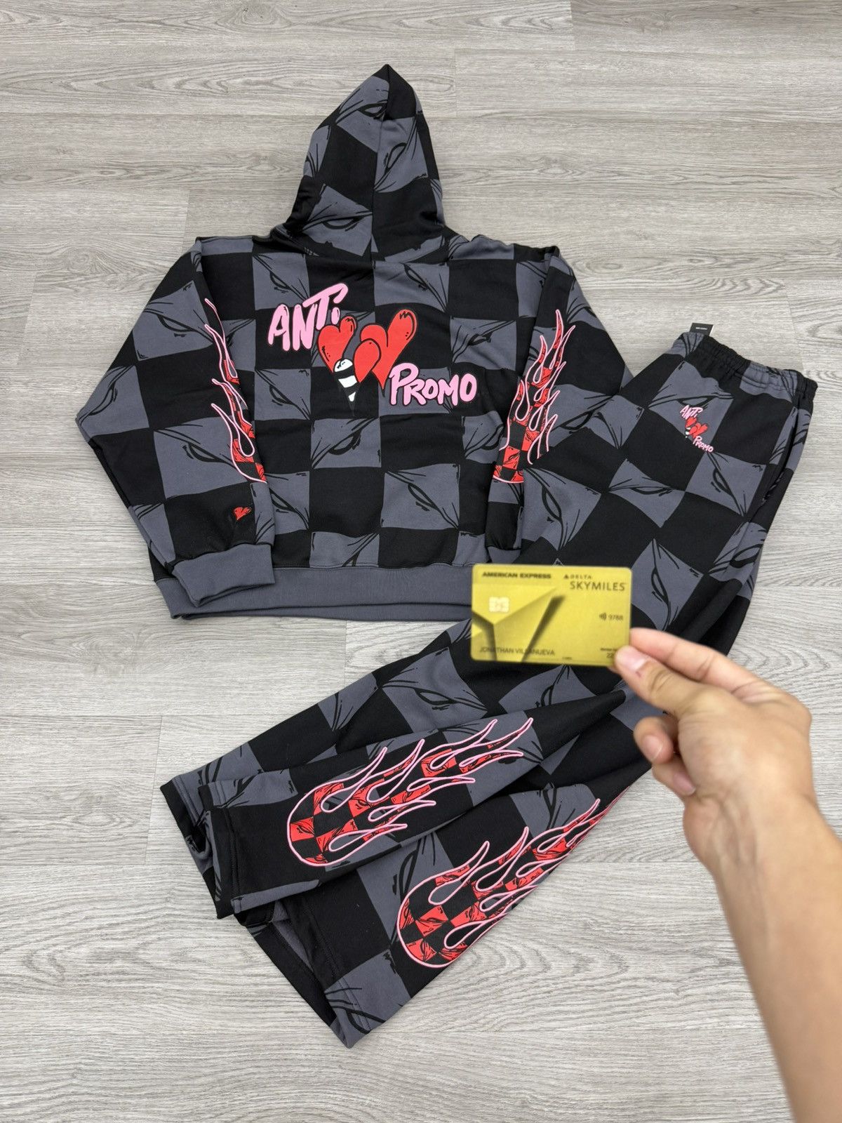 Matty Boy Matty boy anti promo Flame Hoodie Atl Exclusive | Grailed