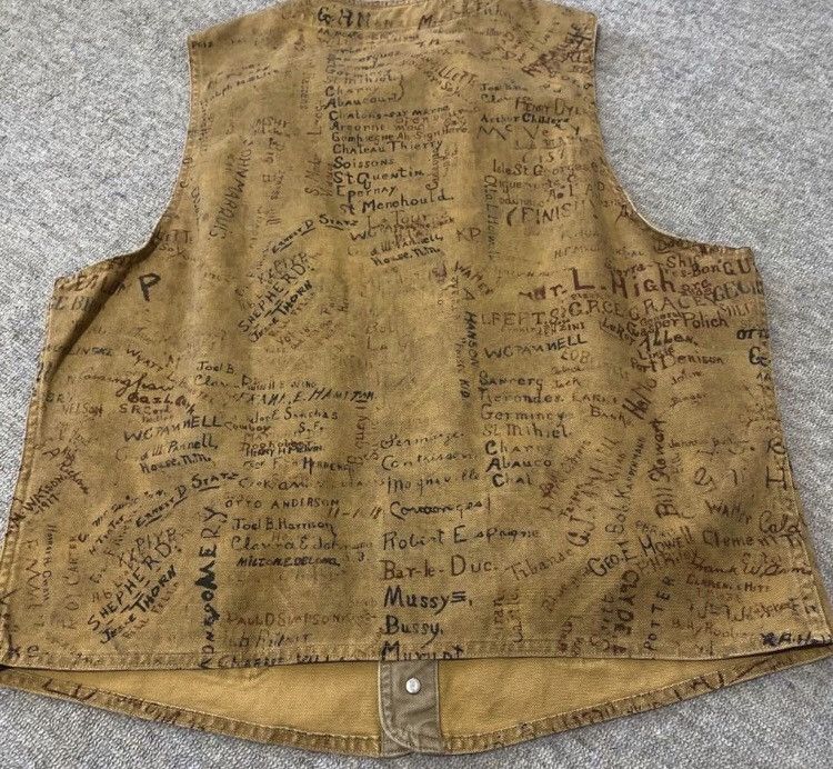 RRL Ralph Lauren × Ralph Lauren 2016 Double RL RRL Meeks Souvenir Vest ...