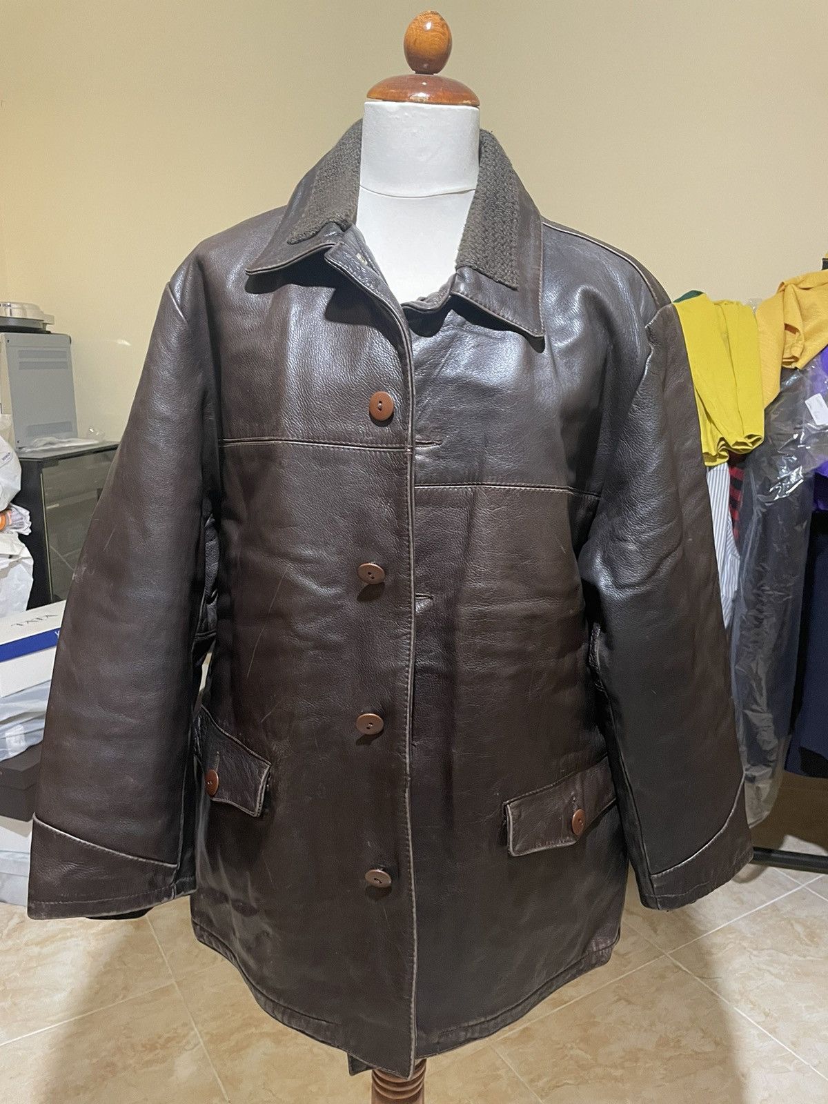 Stewart Leather Jacket Vintage Stewart Y2K Size XL | Grailed