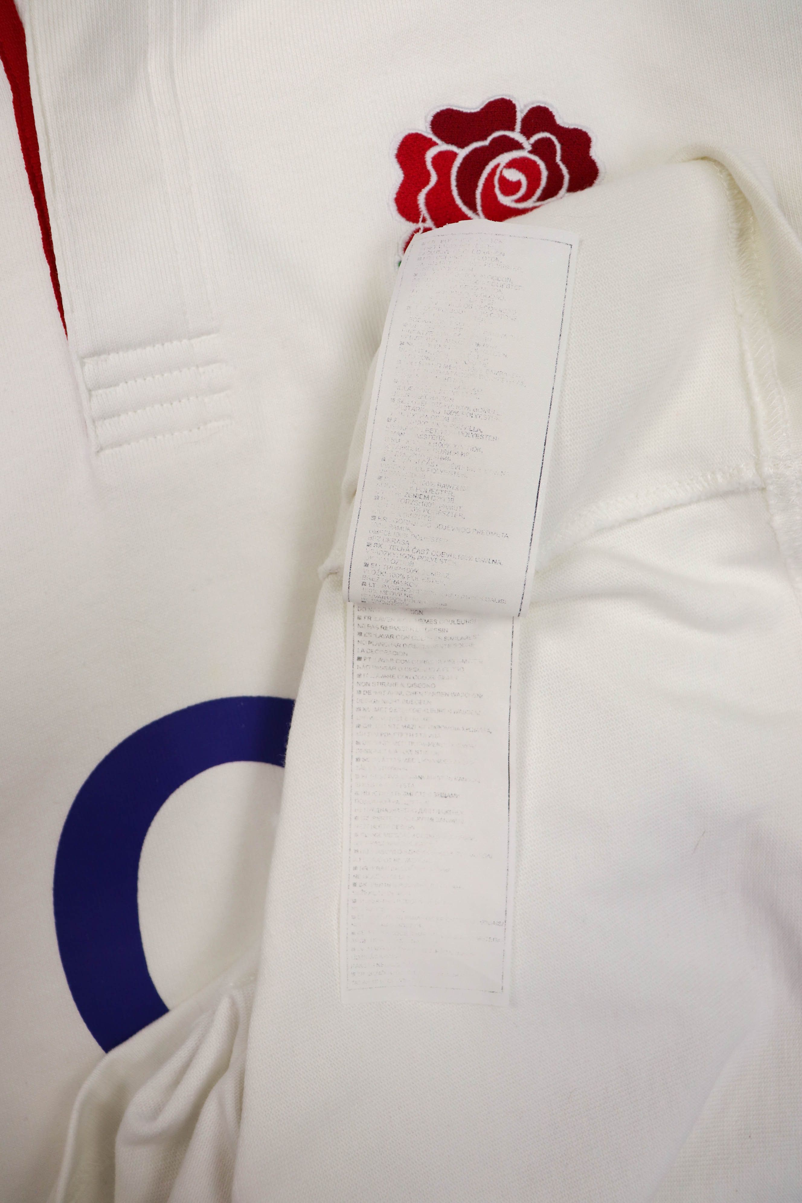 Nike × Vintage Nike Vintage England Rugby O2 White Heavy Cotton Polo ...