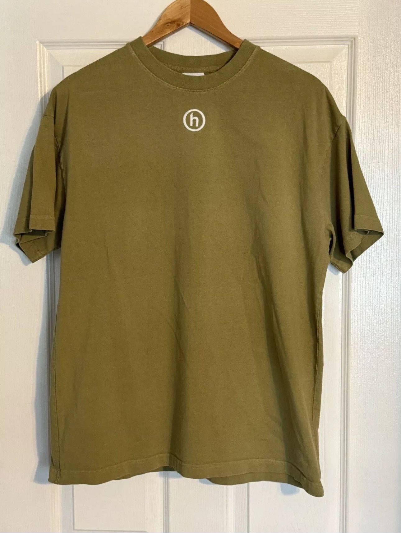 HIDDEN Hidden New York Olive Logo T-Shirt | Grailed