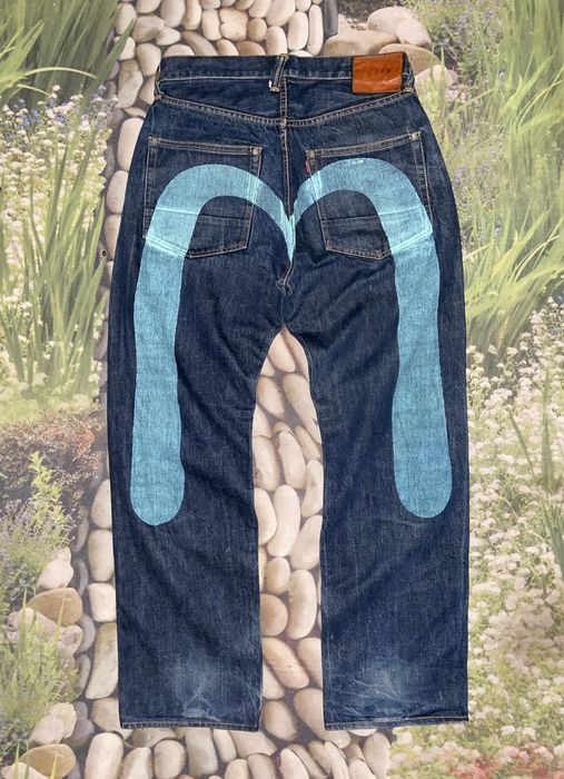 Evisu EVISU JEANS NO2 BLUE DAICOCK SELVEDGE | Grailed