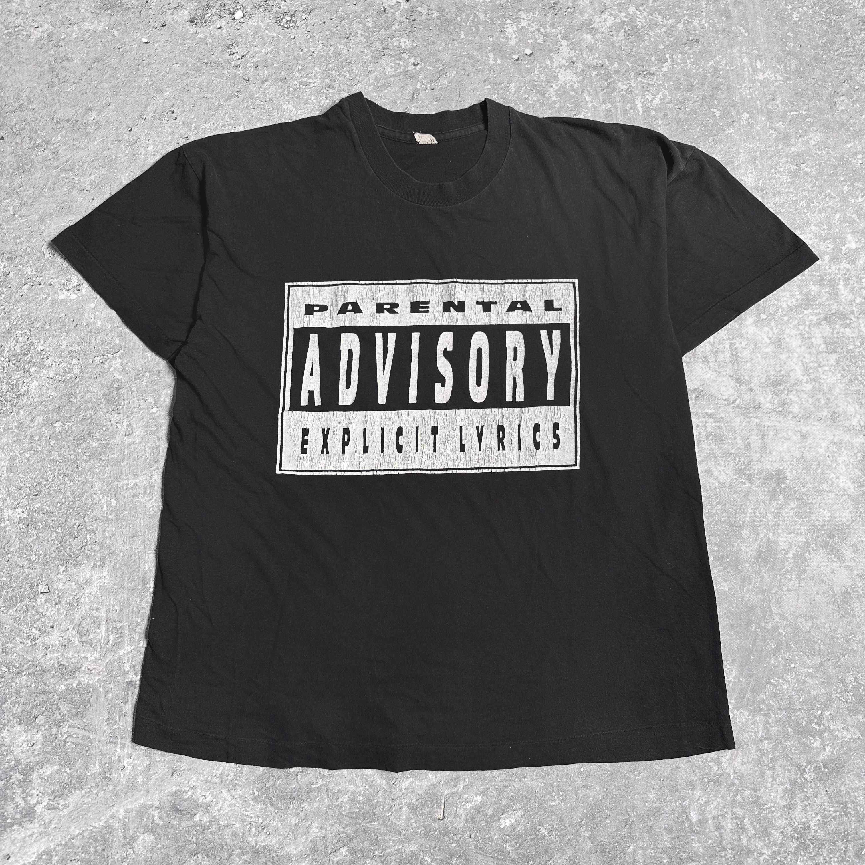 Vintage Parental Advisory 1990’s T-Shirt | Grailed