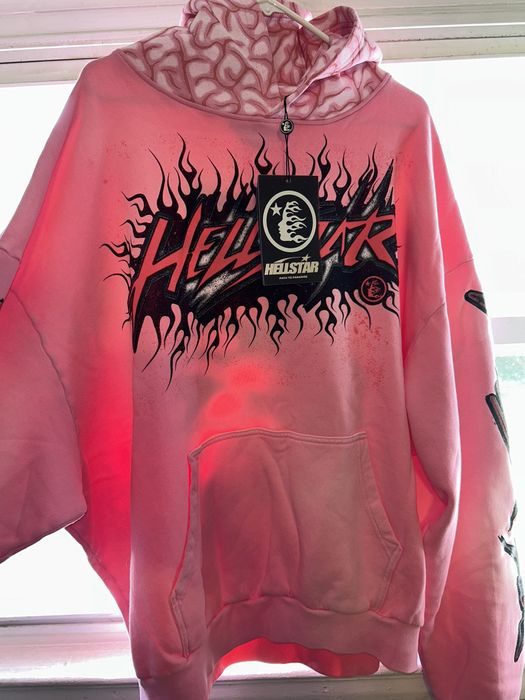 HELLSTAR HELLSTAR- BRAINWASHED WITH BRAIN HOODIE | Grailed