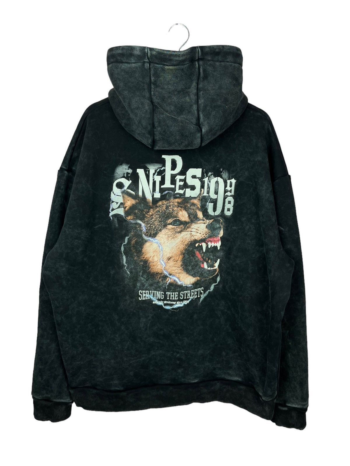 Streetwear Snipes Gang Wolf Serving The Streets Hoodie | Grailed