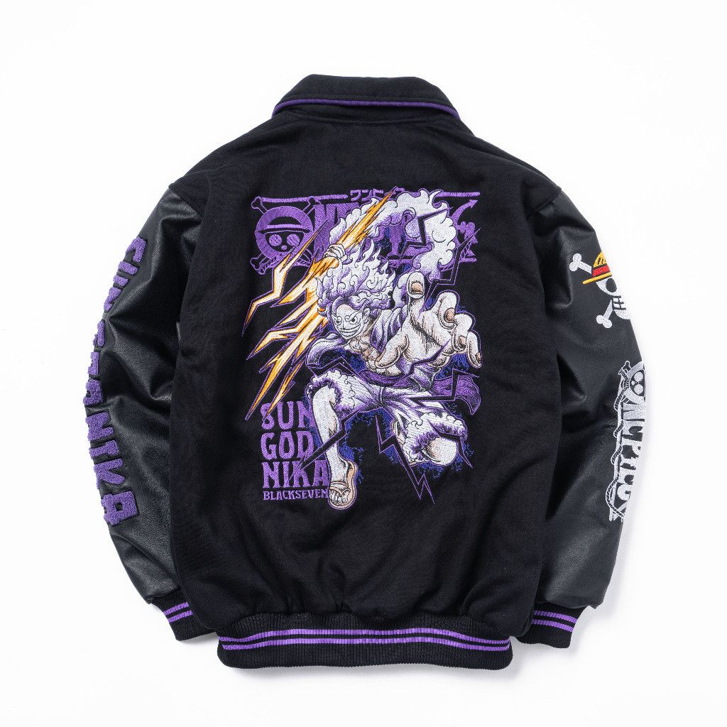 Other Varsity Jacket Sun God Nika Purple | Grailed