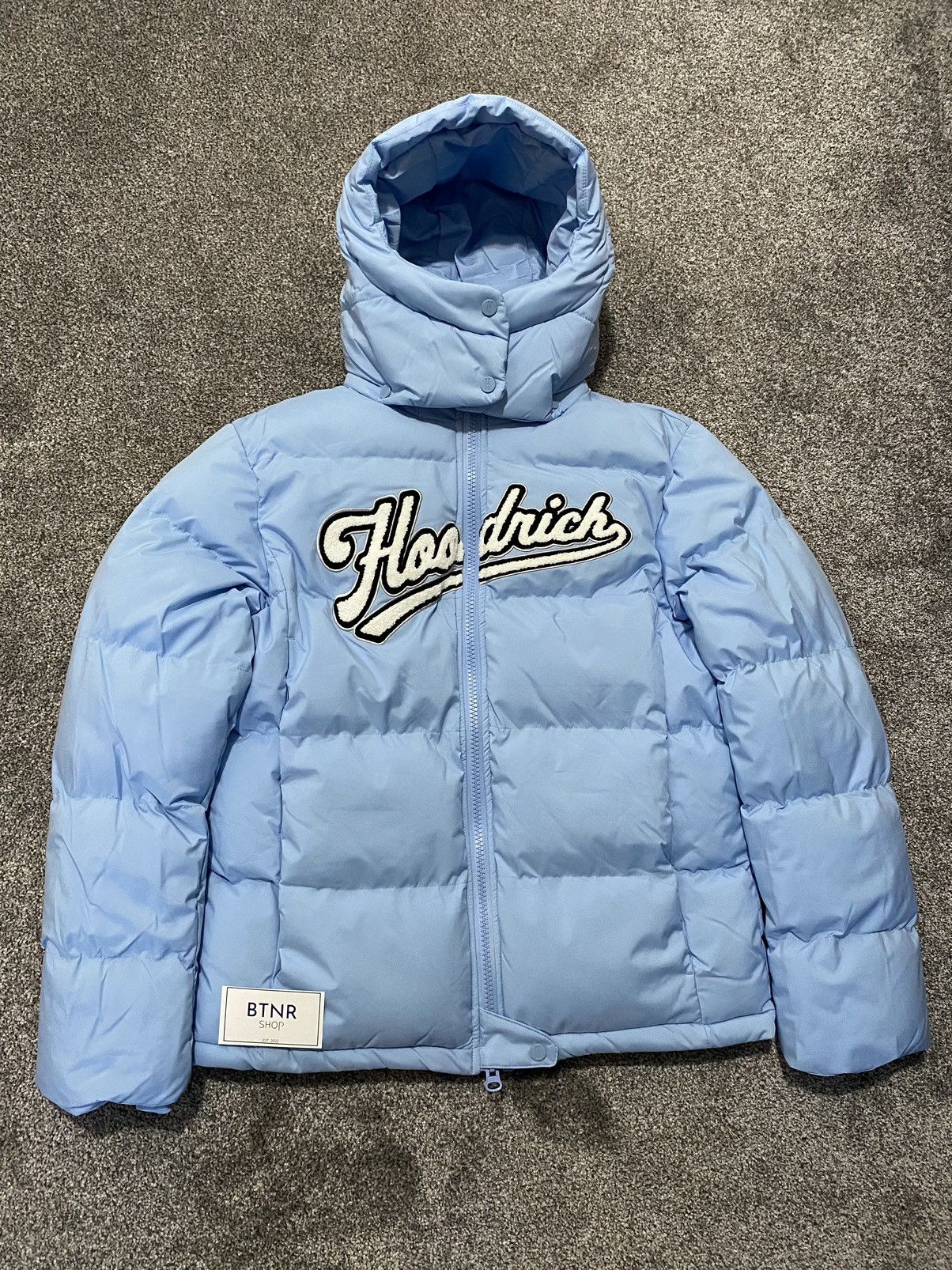 Streetwear × Trapstar London Hoodrich Central Cee Stadium Light Blue ...