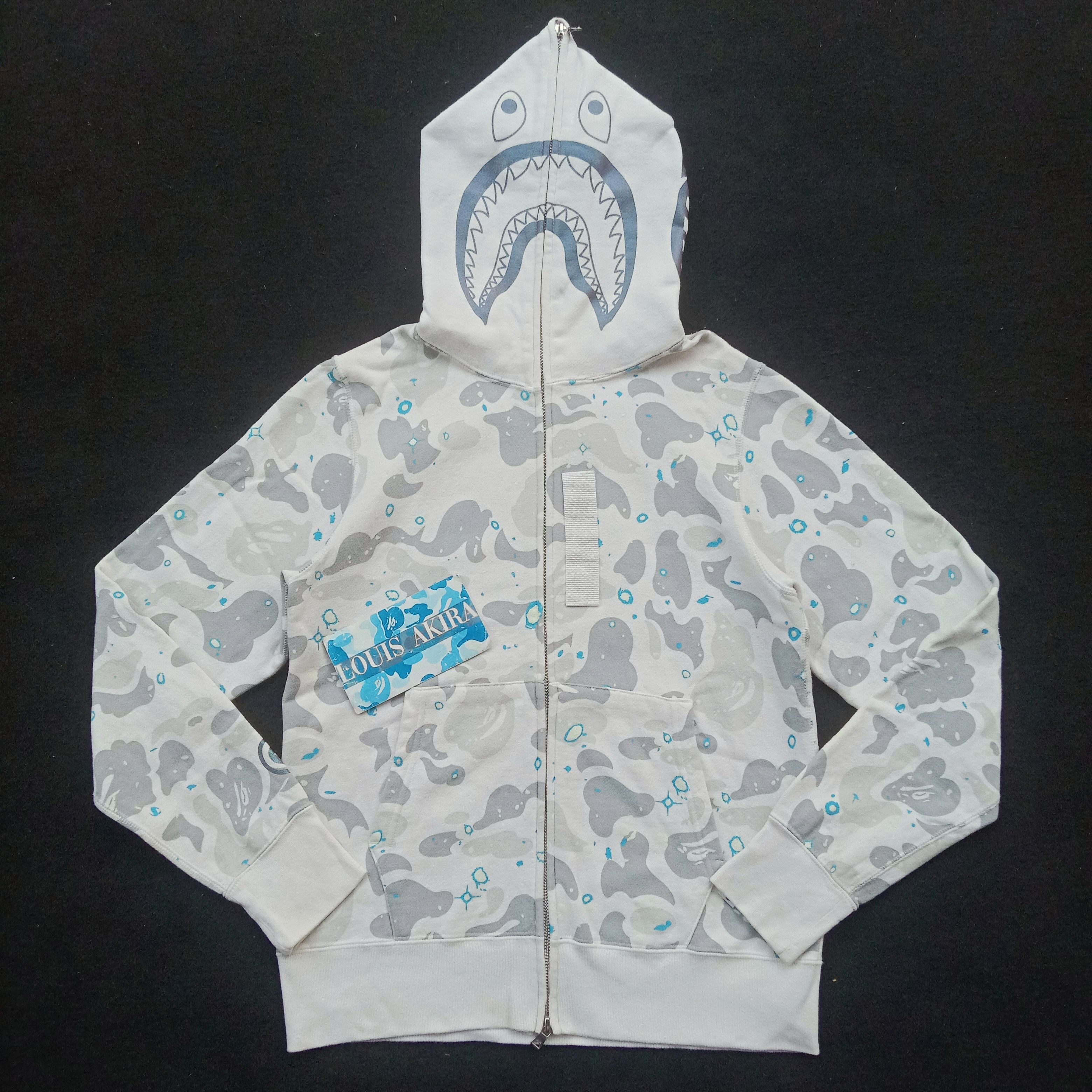 Bape 2019 Space Camo Shark Full Zip Hoodie | Grailed